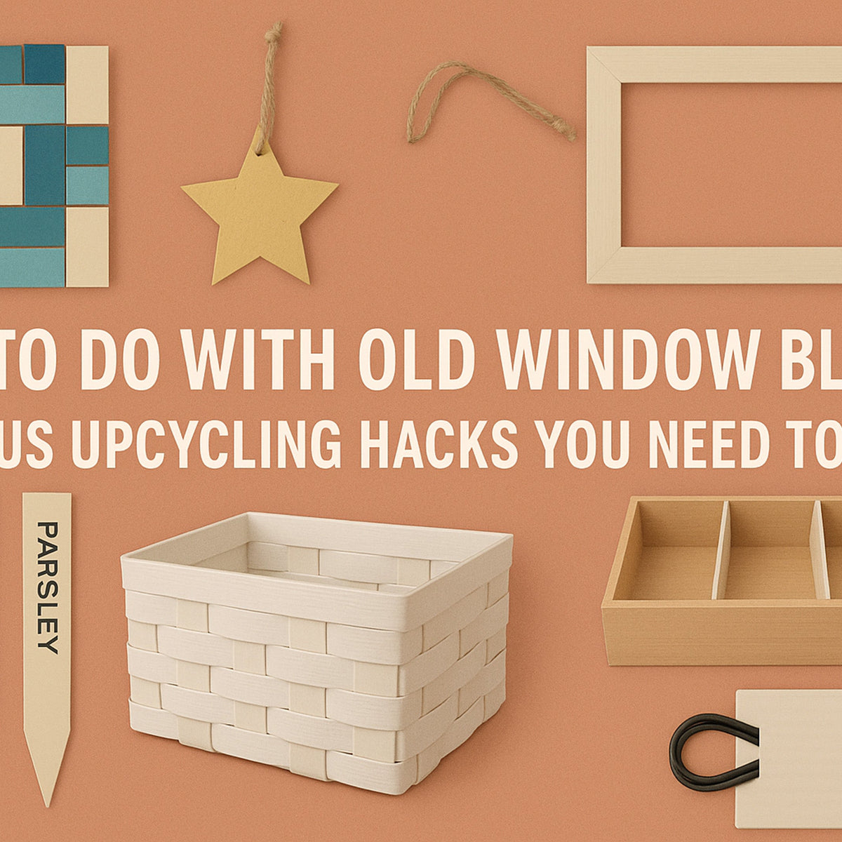 What to Do with Old Window Blinds: 10 Genius Upcycling Hacks You Need ...