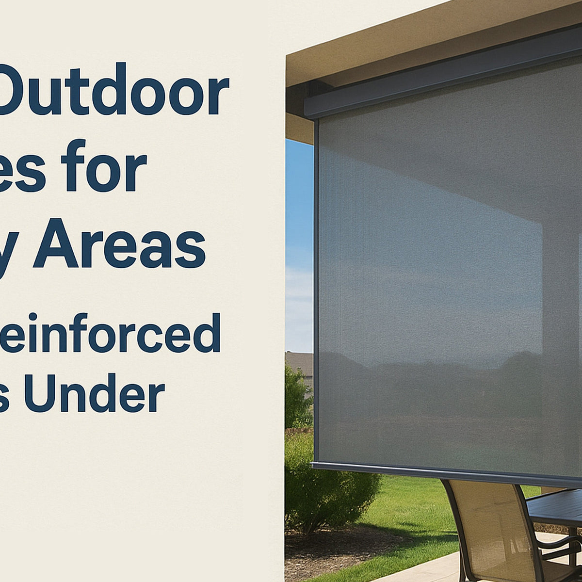 Best Outdoor Shades for Windy Areas Steel-Reinforced Options Under $25 ...