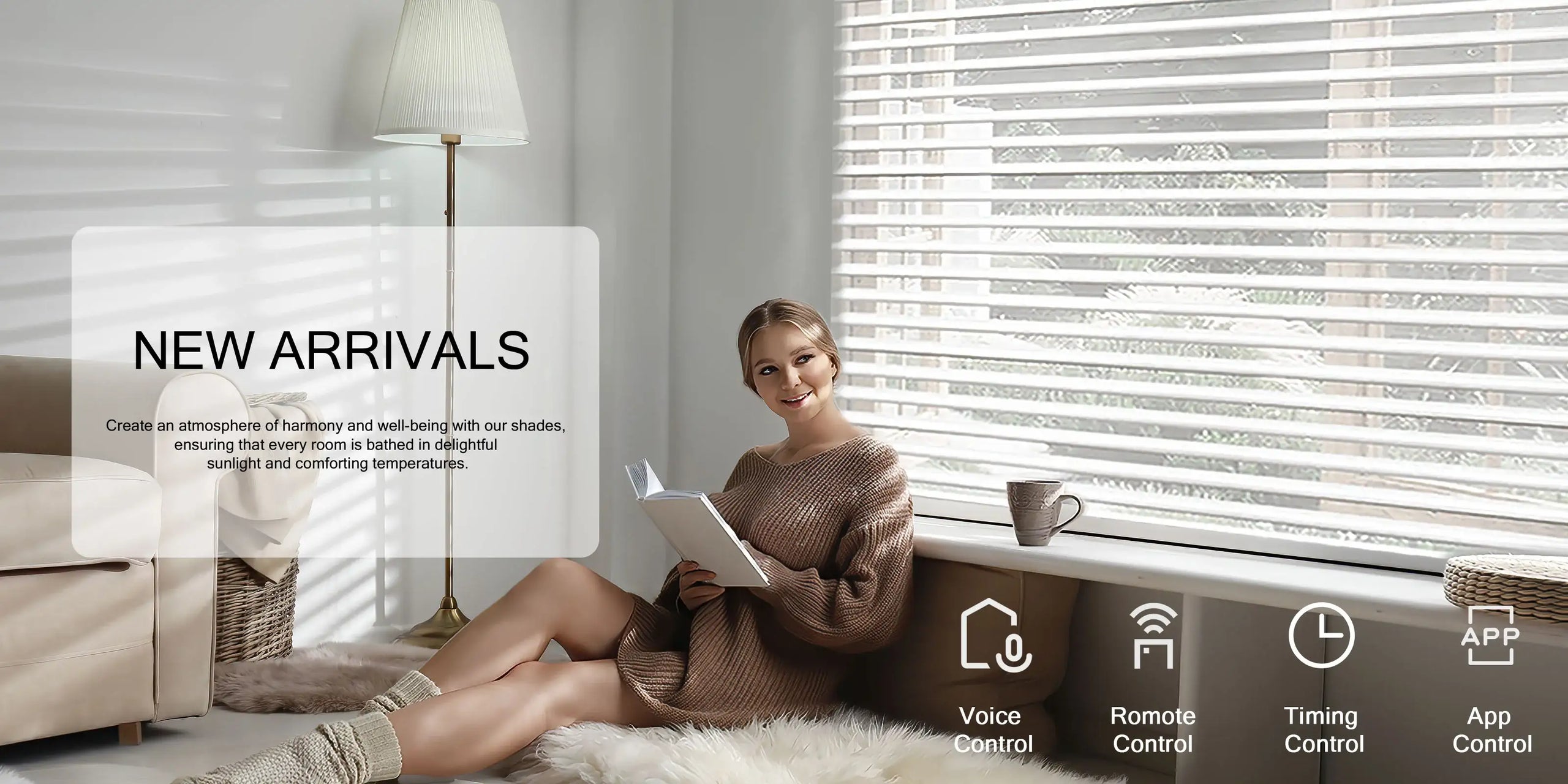 Buy Custom Smart Remote Motorized Window Blinds & Shades – BlindsMagic