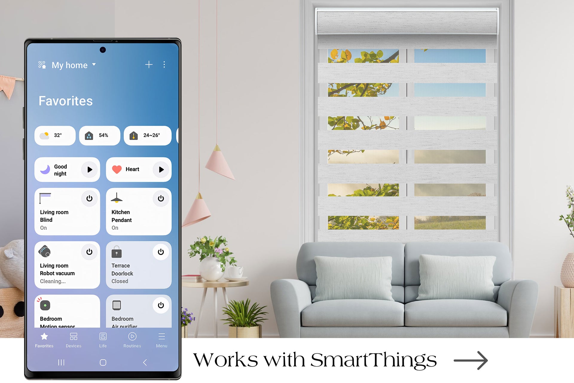 Buy Custom Smart Remote Motorized Window Blinds & Shades – BlindsMagic